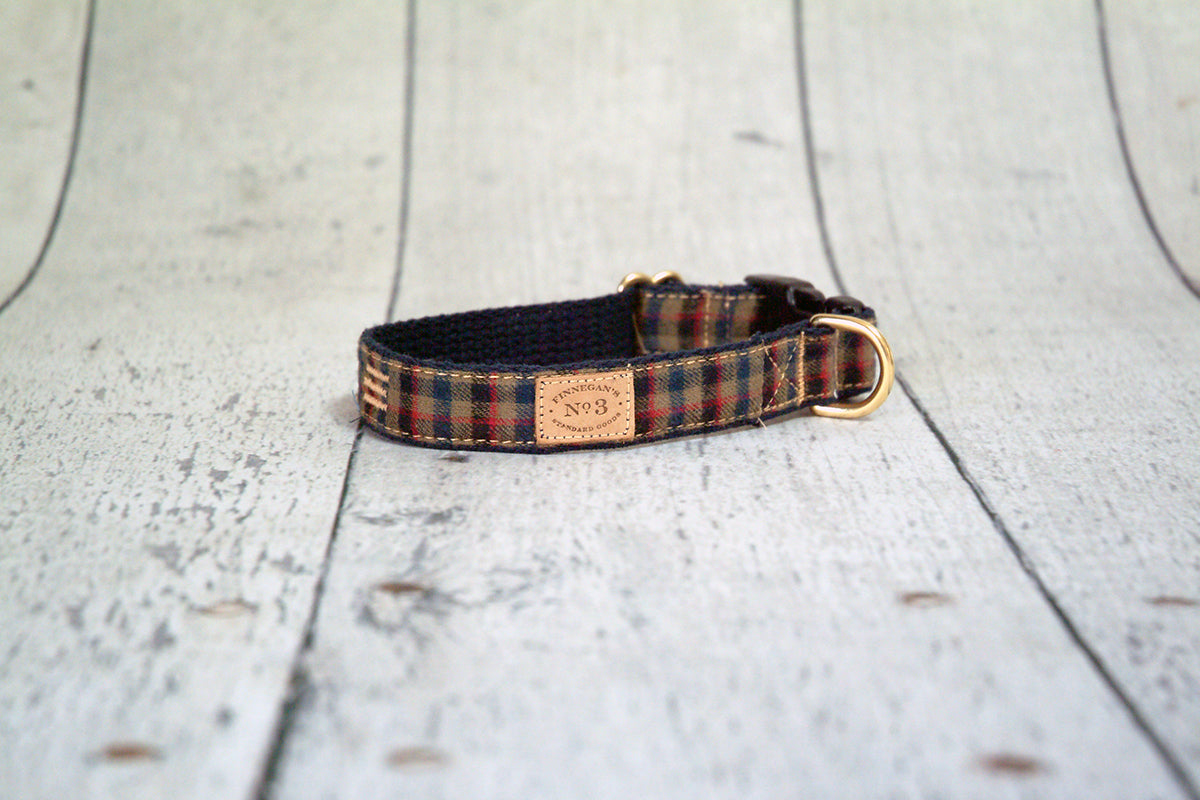 1″ Duncan Plaid Collar – Finnegans Standard Goods