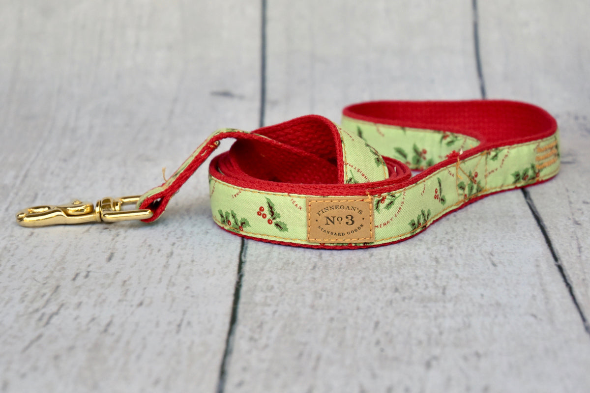 1” Mint Holly Lead – Finnegans Standard Goods