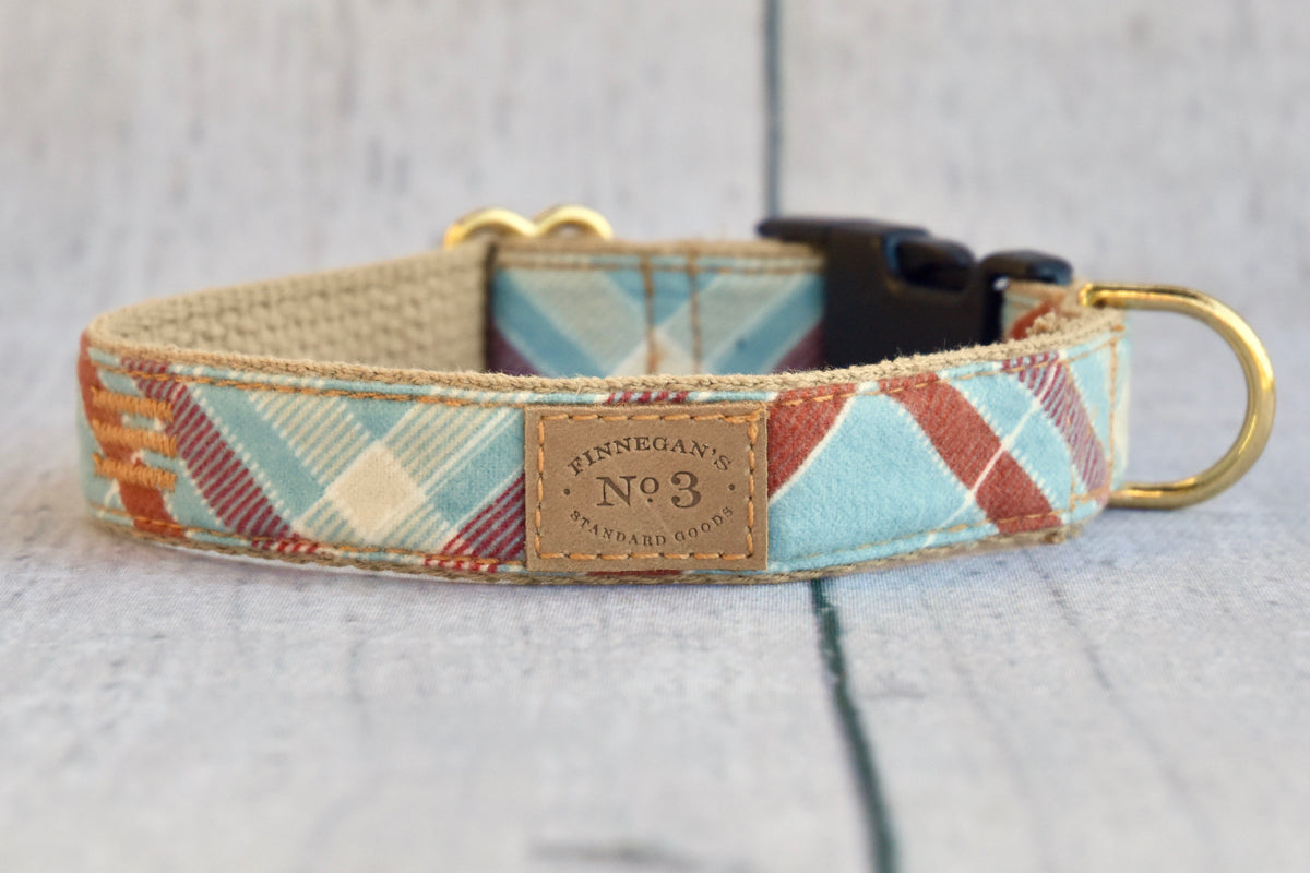 1" Dutch Blue Plaid Collar – Finnegans Standard Goods