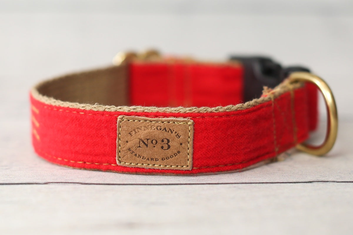 1" Cadet Red Collar – Finnegans Standard Goods